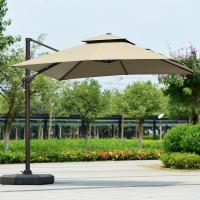 China Outdoor Garden Restaurant Windproof Cantilever Picnic Aluminum Alloy Patio Umbrella for Leisure for sale