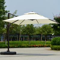 China Outdoor Garden Restaurant Windproof Cantilever Picnic Aluminum Alloy Patio Umbrella for Leisure for sale