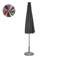 China General European Style Solar Energy USB Rechargeable Steel Patio Umbrella with 3 LED for sale