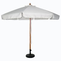 China Outdoor Wooden Umbrella Support Room Space Selection Commercial Branded Big Umbrella for sale
