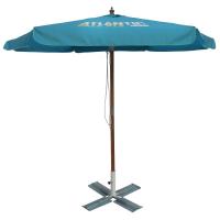 China Outdoor Wooden Umbrella Support Room Space Selection Commercial Branded Big Umbrella for sale