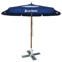 China Outdoor Wooden Umbrella Support Room Space Selection Commercial Branded Big Umbrella for sale