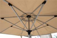 China Folding Umbrella for Outdoor Garden Waterproof Sun Protection Hardwood Striped Design for sale
