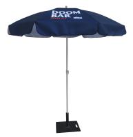 China Sunshade Beach Picnic Straight Umbrella with Push Open Lift System and Custom Wooden for sale