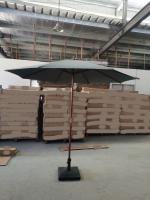 China Stable Structure Wooden Umbrella with Pongee Panel Material and 2.5m Open Diameter for sale