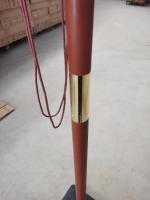 China Stable Structure Wooden Umbrella with Pongee Panel Material and 2.5m Open Diameter for sale