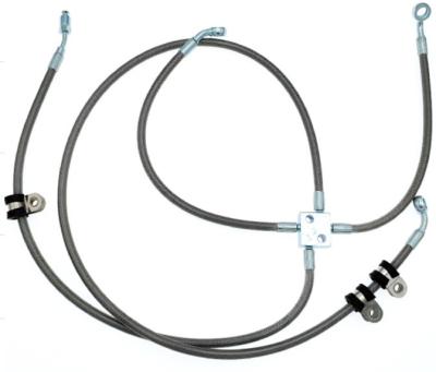 China Rear Braided Brake Hose Line For Can-Am 705601302 for sale