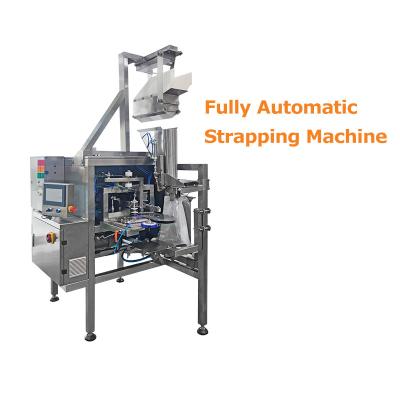 China 25 Bag / Min Carrots Sweet Potatoes Strapping Machine Fully Automatic for sale