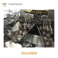 China 20 Head Multihead Weigher Blocky Shaped Particle Snack Chocolate Cup Filling And Sealing Machine for sale