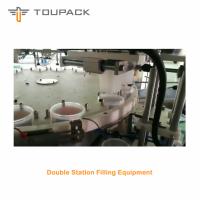 China 20 Head Multihead Weigher Blocky Shaped Particle Snack Chocolate Cup Filling And Sealing Machine for sale