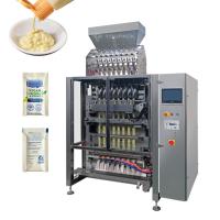 China 3 Side Seal Automated Packaging System Shampoo Mayonnaise Liquid Filling Sachet Mustard Packing Machine for sale
