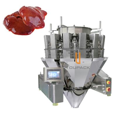 China Chicken Liver Screw Combination Weigher for sale