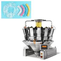 China 14 Head Combination Scale 200g Disposable Shower Cap Food Plastic Wrap Automatic Weighing Machine for sale