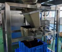 China Automatic Screw Feeder Combination Weigher Filling Sticky Food Meat Dark Gold Multihead Weigher for sale