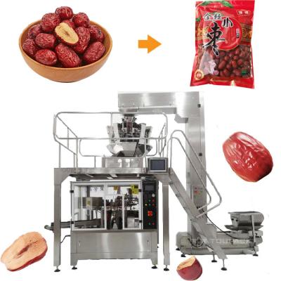 China Red Jujube Premade Pouch Packing Machine Speed 16-60 Bags /Min for sale