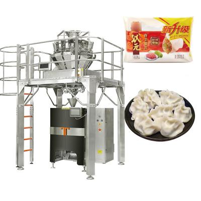 China Combined Scales Beef Jerky Weighing Filling Packaging Machinery Tuna Fish 10/14 Heads Weighing Packaging Machine for sale