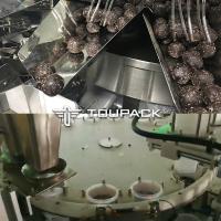 China Automatic Mixed Chocolate Packaging Filling Machine With Capping And Labeling Line Nut Snack Packaging Machine for sale