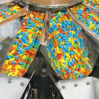 China Multi Function Automatic Jar Bottle Can Cotton Jelly Popcorn And Peanut Puffed Food Filling Machine for sale