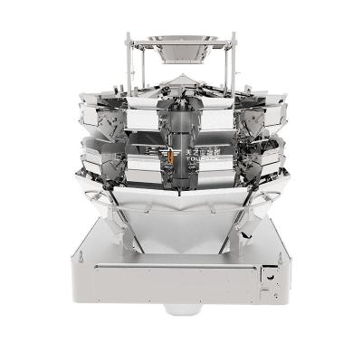 China Automatic Frozen Food Weighing Digital Scales Multihead 14 Heads Multihead Weigher for sale
