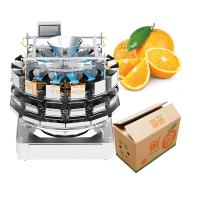 China Combiweigh Multihead Weigher 500g 1kg 5kg Multihead Weigher Packing Machine Green Pepper Orange Packaging Machines For Cartons for sale