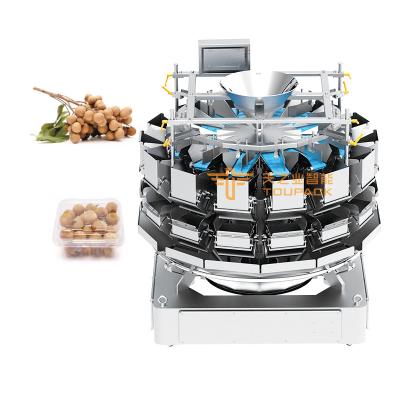 China Automatic Fruit Filling Machine Cherry Blueberry Strawberry Orange Green Pepper Tray Box Filling Packaging Machine for sale
