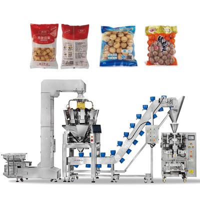 China Popcorn Chicken Multi-Function Irregular Shape Bagging Machine Automatic Stand Up Pouch Frozen Pork Doypack Packing Machine for sale