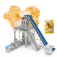 China Chicken Fillet Meatballs Pre-Marinated BBQ Meats Zipper Bag Pouch Packing Doypack Packaging Machine Sealing Machines for sale