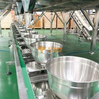 China Bowl Type Conveyor Machinery Z-type Elevator Stainless Steel Inclined Bowl Elevator Conveyor For Meat Frozen Food for sale