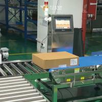 China Carton Box Dynamic Belt Weighing Scale Checkweigher Machine for Bottle Jars for sale