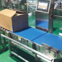 China Carton Box Dynamic Belt Weighing Scale Checkweigher Machine for Bottle Jars for sale