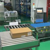 China Carton Box Dynamic Belt Weighing Scale Checkweigher Machine for Bottle Jars for sale