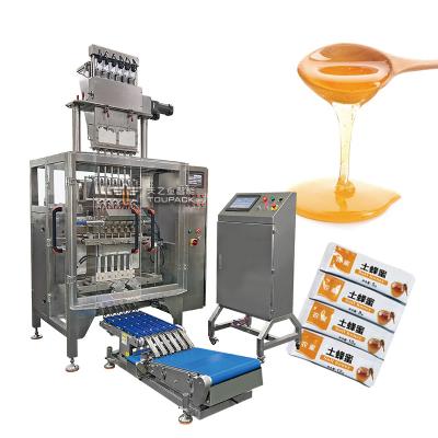 China Sugar Salt Coffee Powder Granule Liquid Sauce Stick Pack Sachet High Speed Vinegar Soy Sauce Shampoo Vertical Multi Lane Packaging Machine for sale