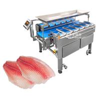 China Meat Delta Robot Automatic Loading Belt Multihead Weigher Weighing System for sale