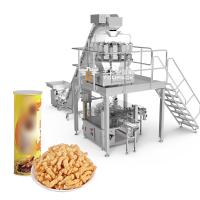 China Automatic Potato Chips Multihead Weigher Weighing System Shrimp French Packing Machine Puffing Food Granule Packaging Machine for sale