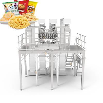 China Cookies Biscuit Tray Packaging Sachet Packaging Cartoning Machine Biscuit Box Packaging Machine On-edge Biscuits Package Machine for sale