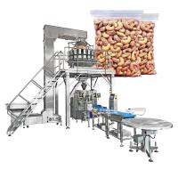 China Automatic Electric Multihead Weigher Filler Sealing Machine For Plastic Pouch Packaging Of Dry Fruits Nuts Food High-Accuracy for sale