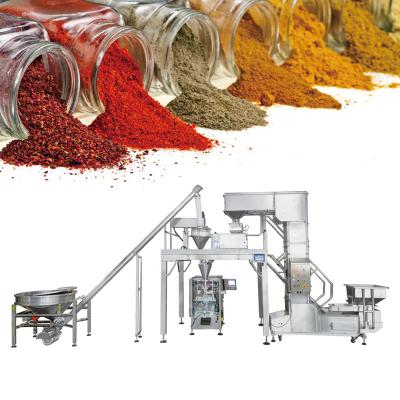 China 0.8L Spices Powder Multihead Weigher with PLC Control System for sale
