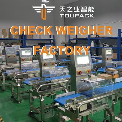 China Online Checkweigher Conveyor with Reject System Packaging Line Weight Inspection Equipment for sale