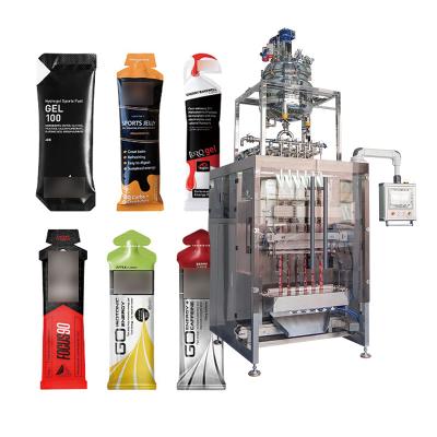 China Automatic Multi lane Small Sachet Liquid Paste Packing Mustard Salad Shrimp oyster Sauce Packaging Machine for sale