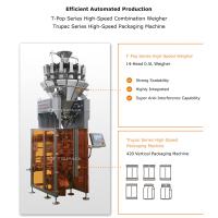 China Compact Automatic Weighing Packing System for Small Products 5-200g 20-200 Bags/Min with Modular Design and High Accuracy Control for sale
