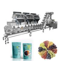 China Multi-Ingredient Mix Weighing Packaging Line | 2–14 Materials for Nuts, Dried Fruits, Pet Food & Fruit Cereal for sale