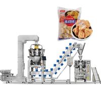 China Multihead Weigher Frozen Vegetable Packaging Machine for Food Processing Factories for sale