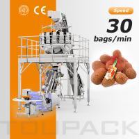 China Automatic Onion Mesh Bag Packing Machine with Clipper and Labeling System for sale
