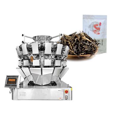 China Flower Tea Mixed Weighing & Packaging Machine | Disc Counting + 14-Head Multihead Weigher for sale