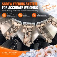China Seafood Packing Machine with Textured-Plate Multihead Weigher and Premade Pouch Packer for sale