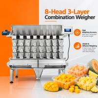 China Automatic Fresh-Cut Fruit Weighing and Tray Packing Line for sale