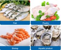 China 12 Head Belt Frozen Fishes Multihead Weigher SUS Water Proof 40WPM for sale