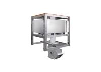 China Powder Granular Gravity Free Fall Conveyor Metal Detector Machine for sale