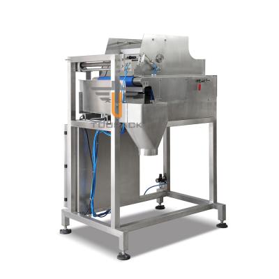 China Oily Sticky Fresh Food 3.0L Linear Single Head Weigher Granule Filling Machine for sale