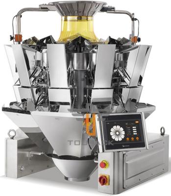 China Grain Multihead Weigher Machine With 10'' Touch Screen Automation Packaging for sale